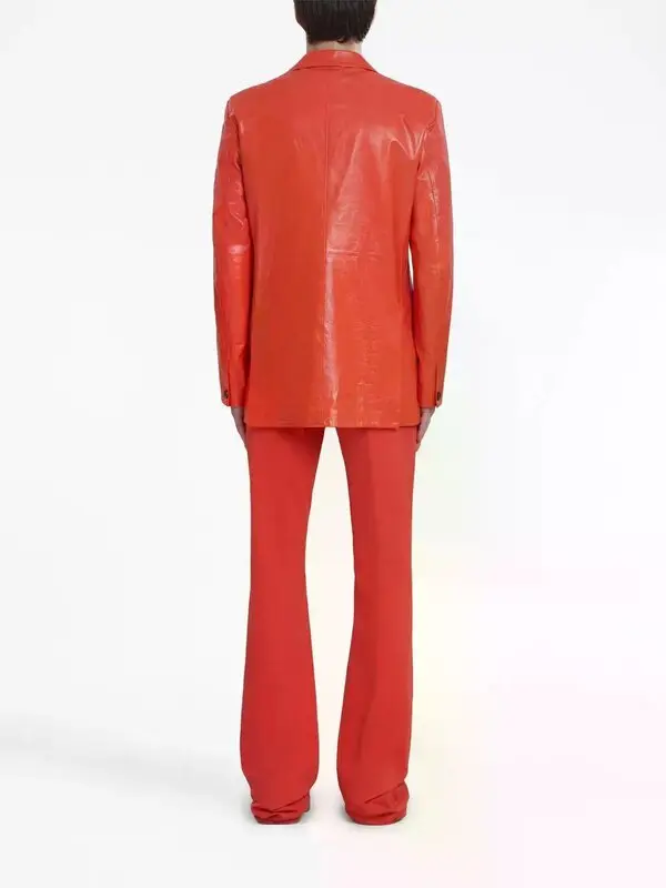 Marni Polished-finish Leather Jacket