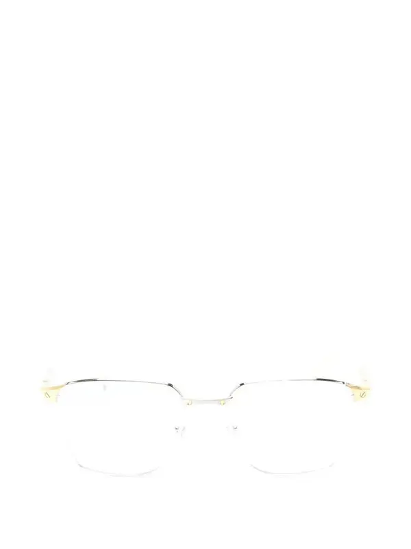 Cartier Square-frame Glasses - Silver