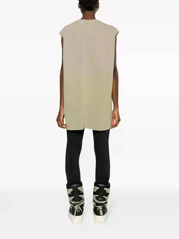 MONCLER + RICK OWENS Ombré-effect Jersey Tank Top