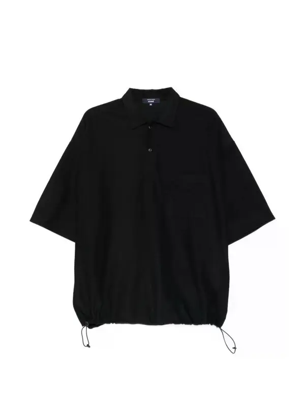 Comme Des Garçons Elasticated-hem Polo Shirt