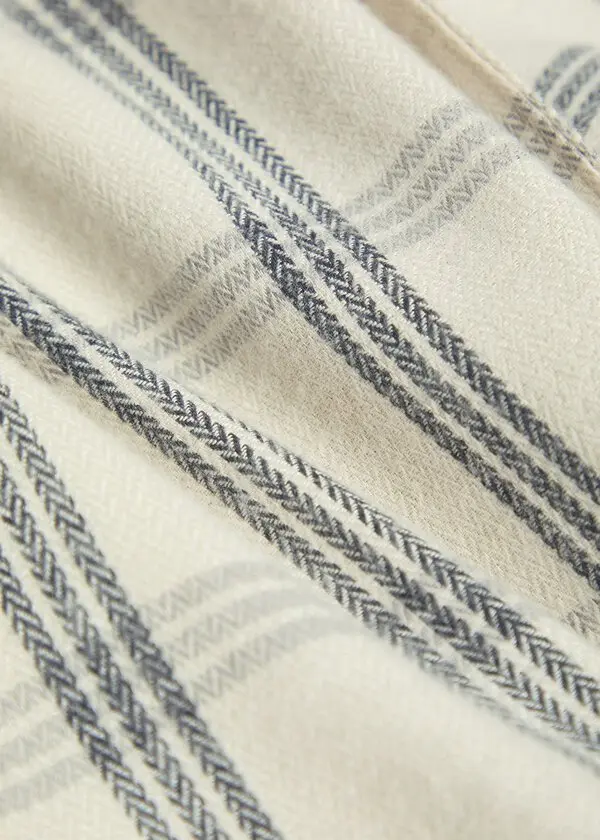 Paige Everett Checked Flannel Shirt - Blue