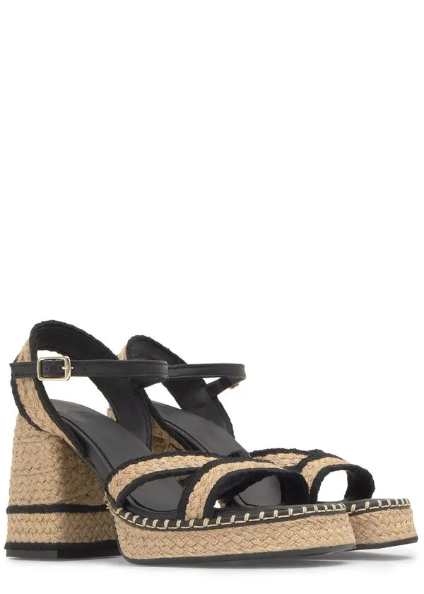 CastaÑer Raffia Platform Sandals