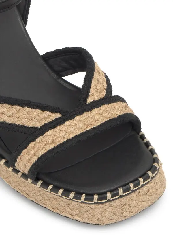 CastaÑer Raffia Platform Sandals