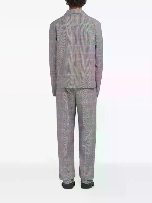 Marni Checked Single-breasted Blazer