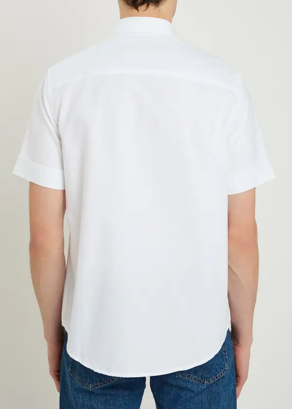 A.p.c. Jack Logo-embroidered Cotton Shirt