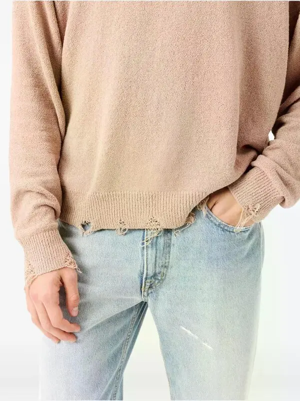 CYCLE Arty Distressed-effect Sweater