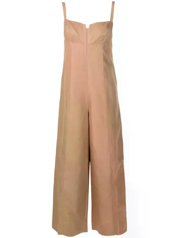 OSKLEN Wide-leg Jumpsuit - Brown