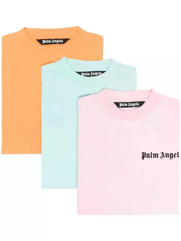 Palm Angels Logo-print T-shirt 3-pack