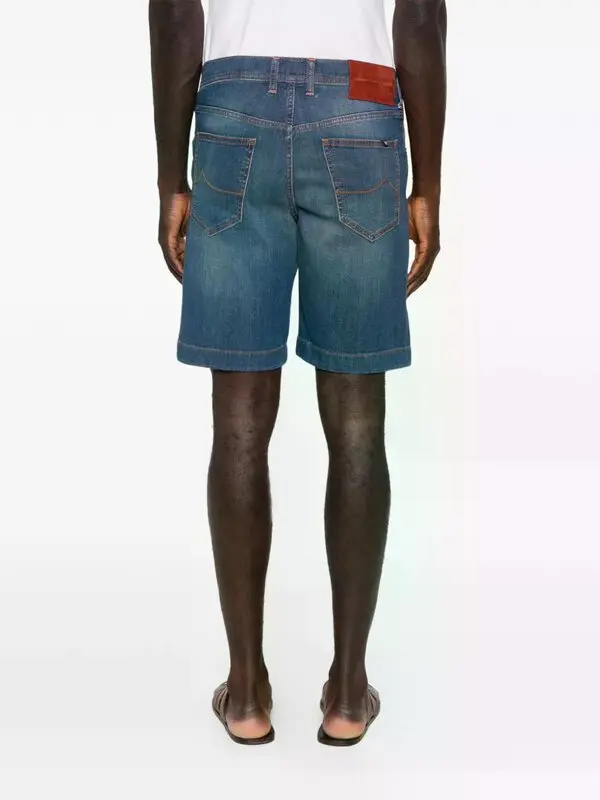 Jacob Cohen Nicolas Logo-patch Shorts - Blue