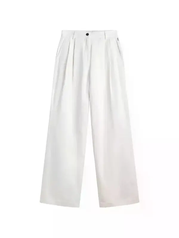 ECOALF Pleated Wide-leg Trousers