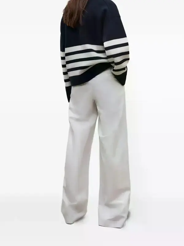ECOALF Pleated Wide-leg Trousers
