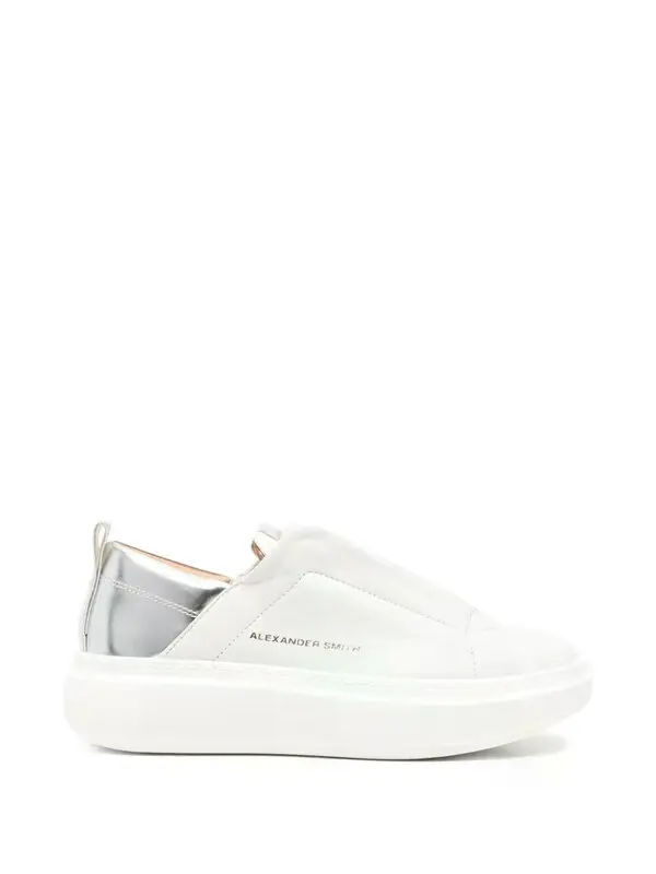 ALEXANDER SMITH Wembley Slip-on Sneakers - White