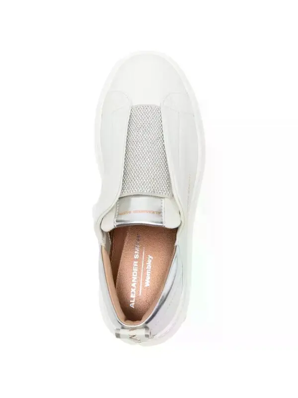ALEXANDER SMITH Wembley Slip-on Sneakers - White