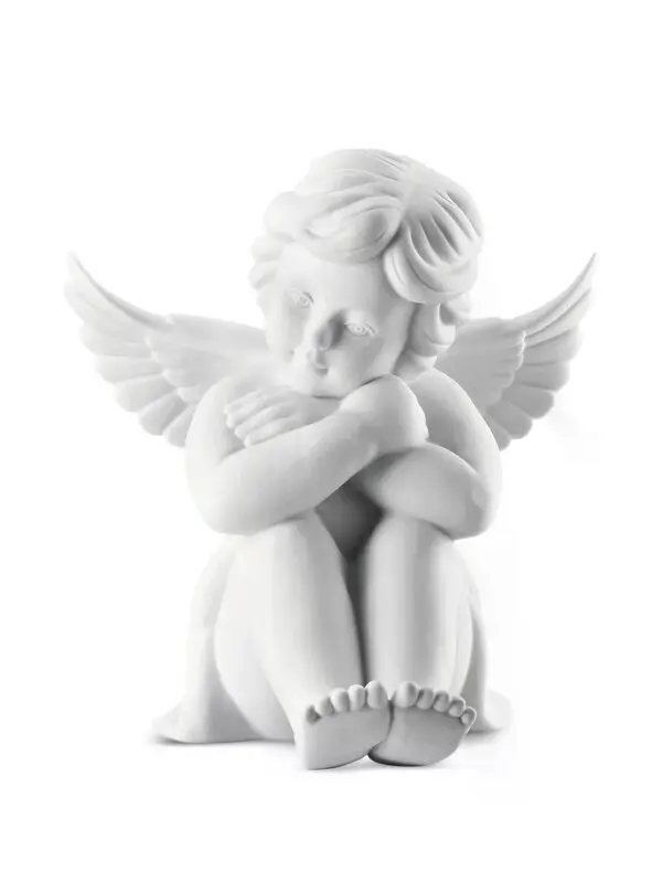 ROSENTHAL Sitting Angel Sculpture - White