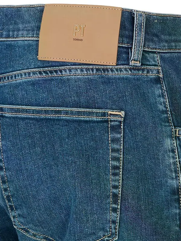 PT TORINO Logo-patch Jeans