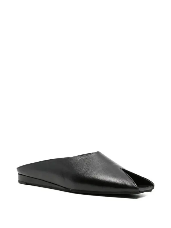 BIANCADI Leather Slides
