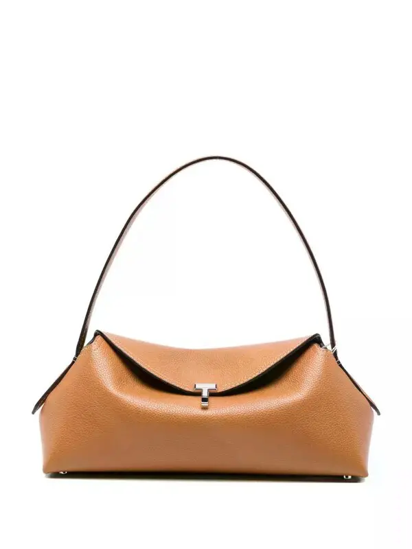 TOTEME Grained-leather T-lock Shoulder Bag