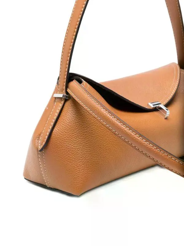 TOTEME Grained-leather T-lock Shoulder Bag
