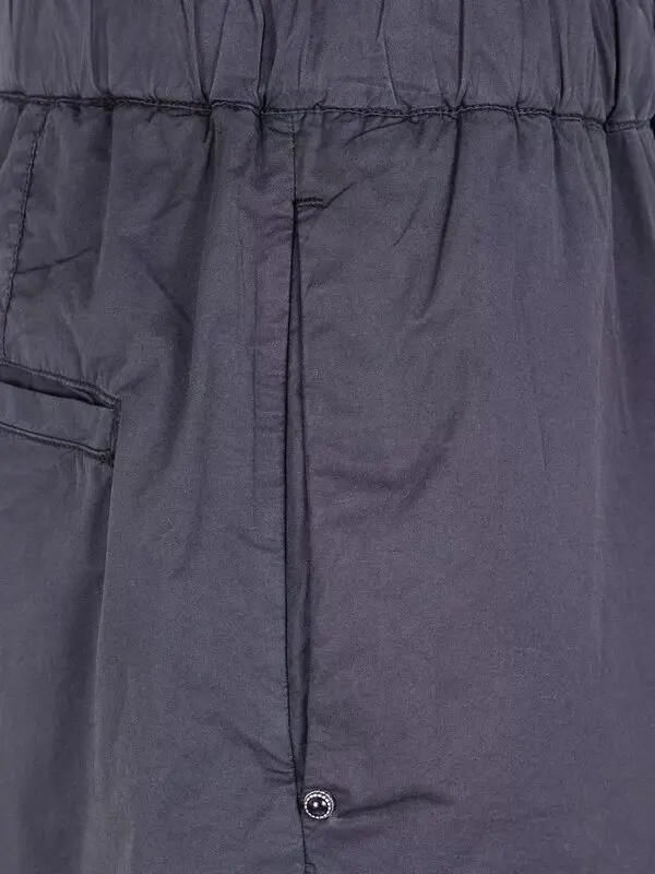 WHITE SAND Belted-waist Cotton Shorts
