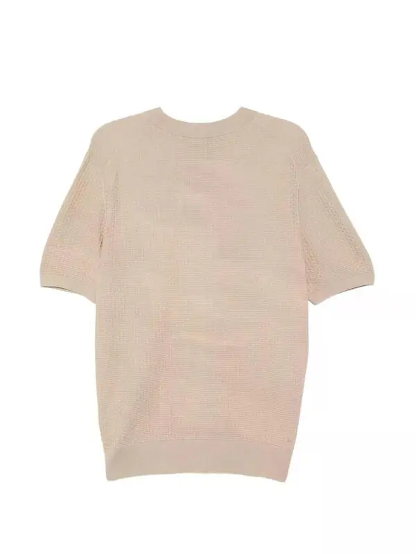 BOSS Knitted-structure T-shirt