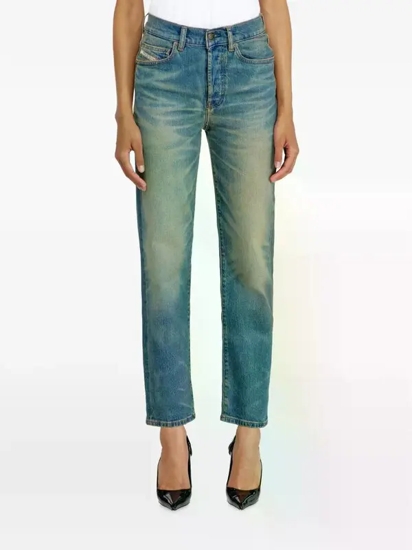 DIESEL® 1981 D-went Straight-leg Cropped Jeans