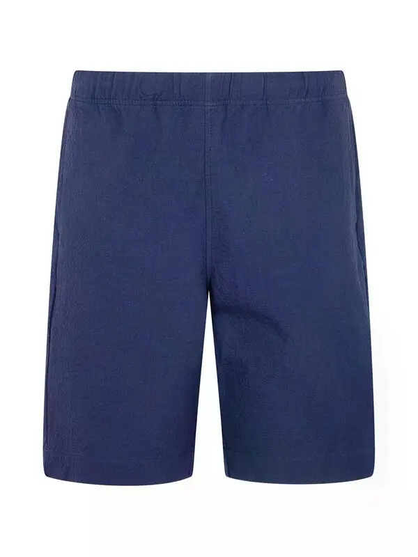 Paul Smith Logo-patch Seersucker Shorts