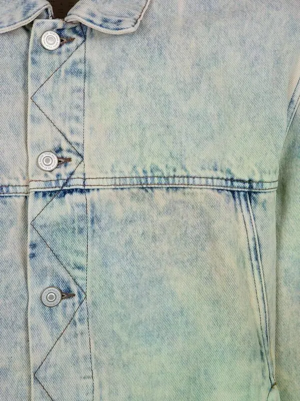 Paul Smith Acid Wash Denim Jacket - Blue