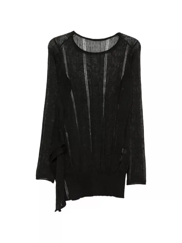 Yohji Yamamoto Asymmetric-hem Sweater