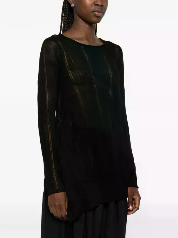 Yohji Yamamoto Asymmetric-hem Sweater