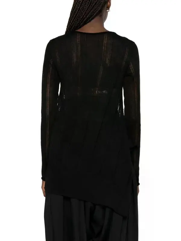 Yohji Yamamoto Asymmetric-hem Sweater