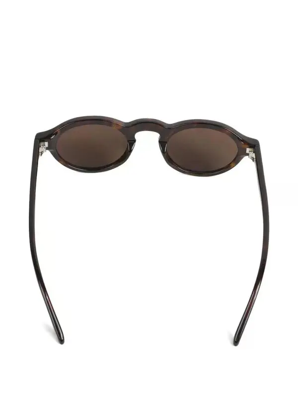TOM FORD Aristotele 02 Tortoiseshell-effect Round-frame Sunglasses - Brown