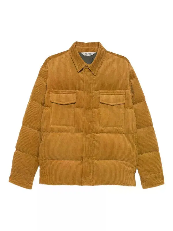 Aspesi Corduroy Padded Bomber Jacket