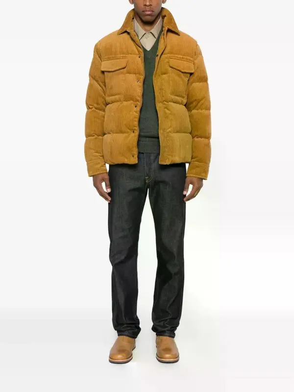 Aspesi Corduroy Padded Bomber Jacket