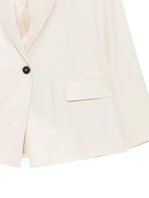 SOLOTRE Single-breasted Peak-lapel Jacket