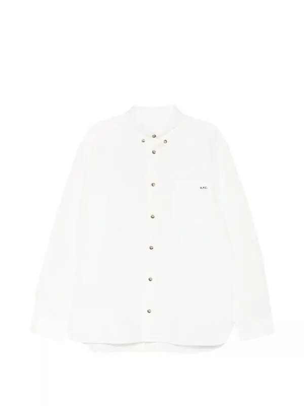 A.p.c. Button-down Pocket Shirt - White