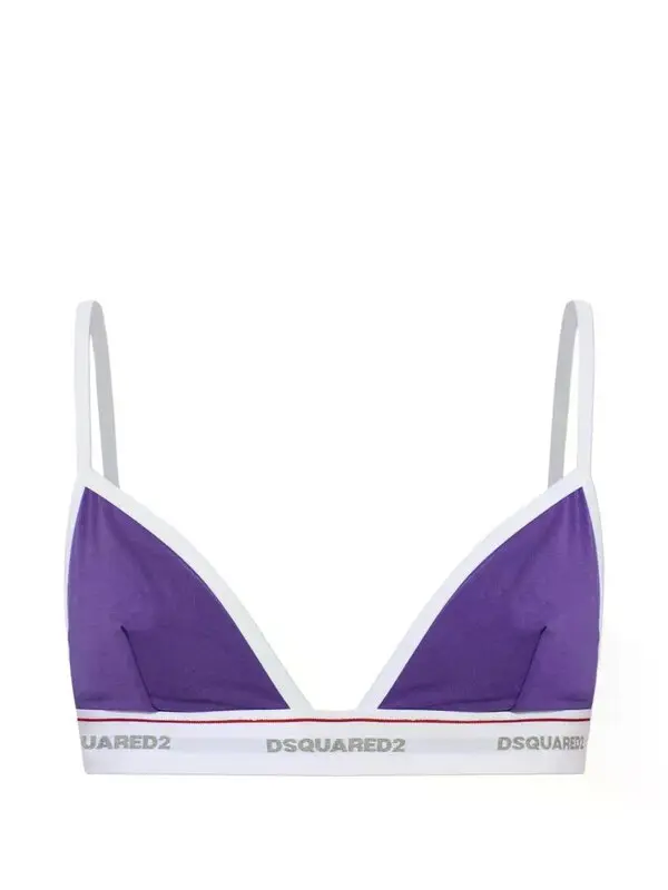 Dsquared2 Logo-tape Triangle Bra