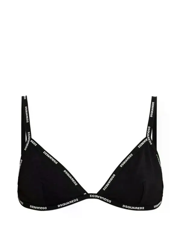 Dsquared2 Logo-print Triangle Bra
