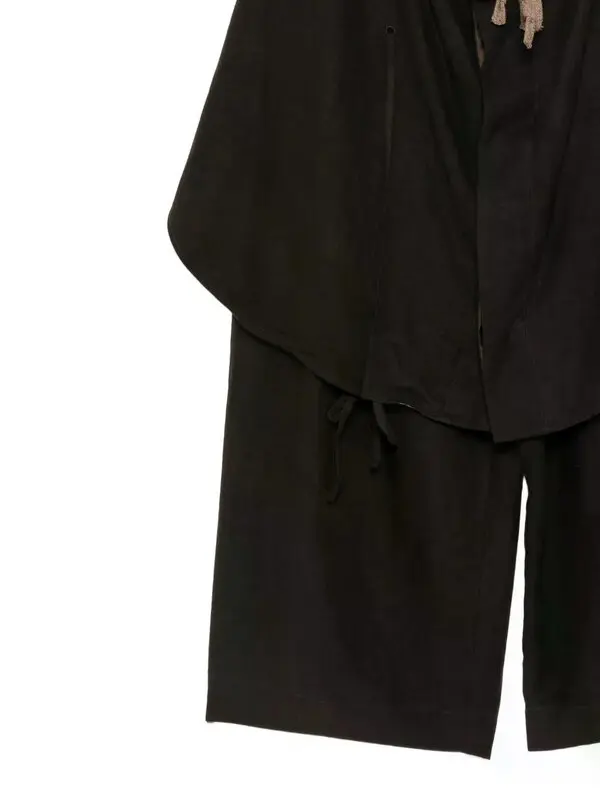 ZIGGY CHEN Layered Drawstring Trousers