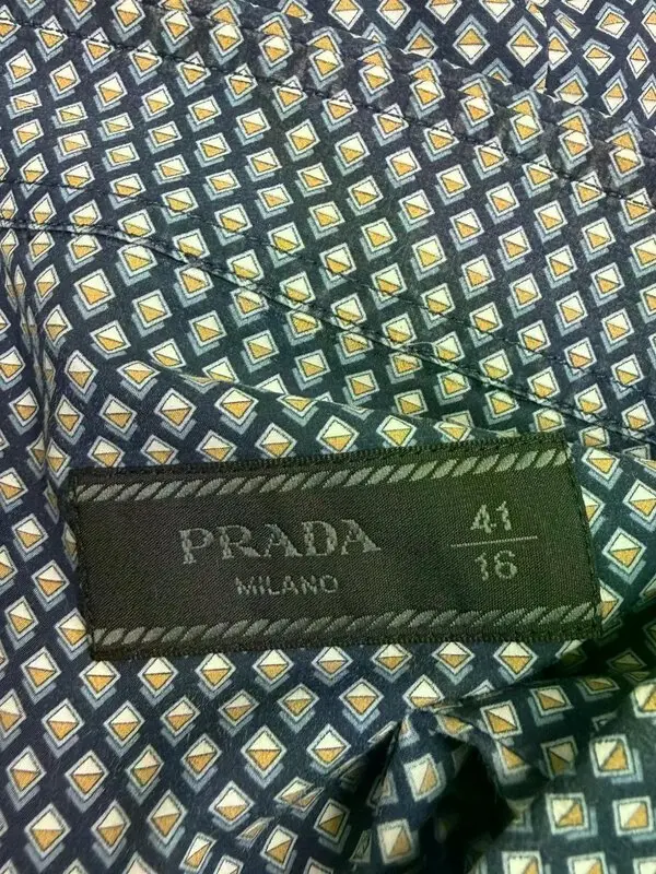 Prada Patterned Button-down Shirt