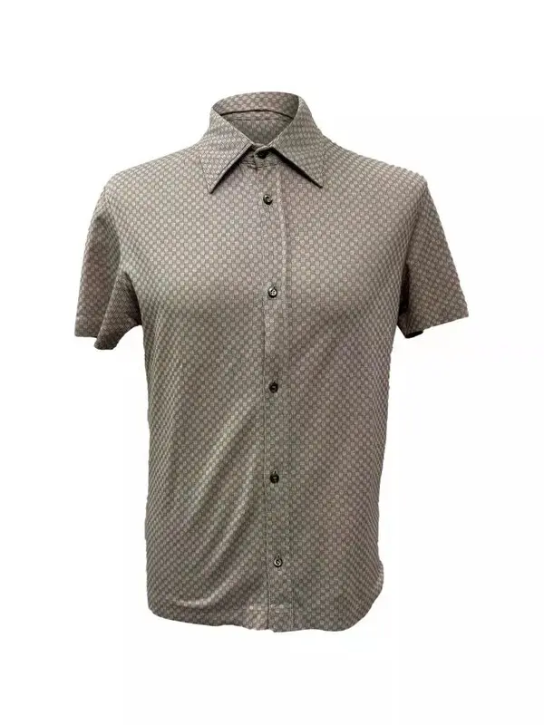 Prada Patterned Knitted Shirt