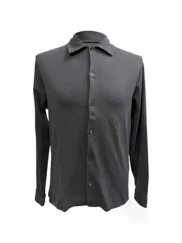 Prada Button-down Long-sleeve Shirt - Grey