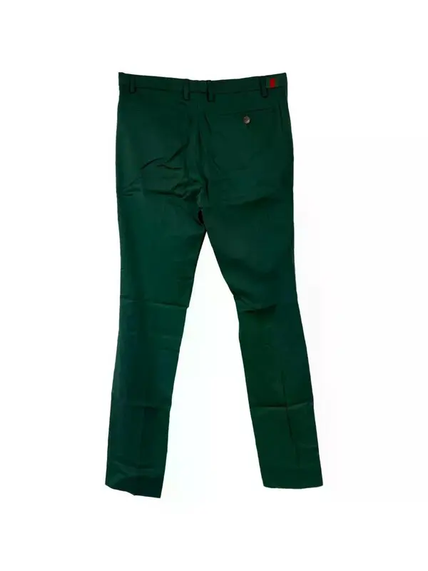 Gucci Straight-leg Trousers With Web Accent