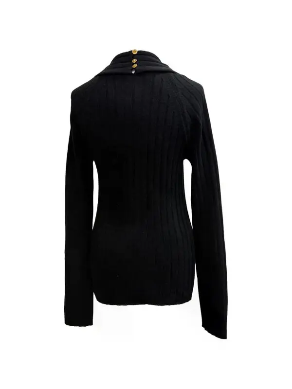 Versace Ribbed Twisted Sweater