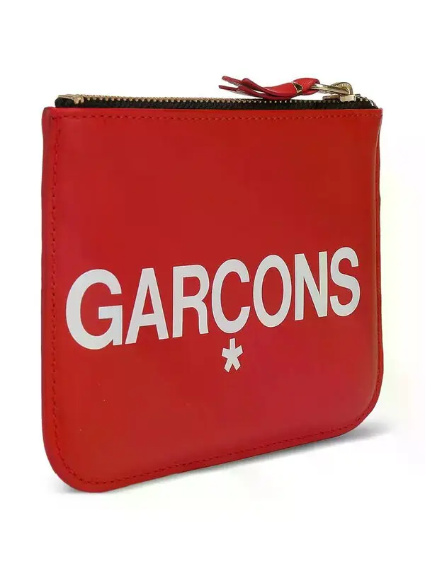 Comme Des Garçons Logo Print Wallet
