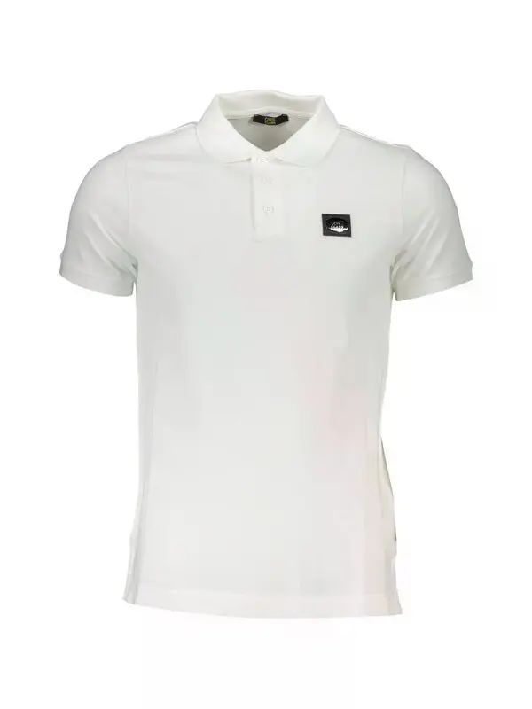 Roberto Cavalli Logo-patch Polo Shirt - White