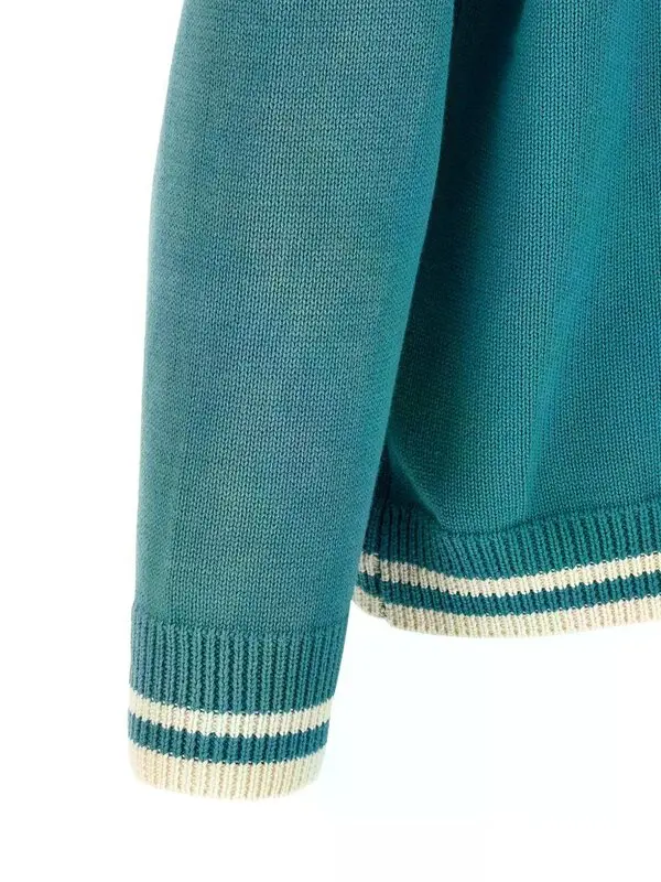 FOUND Varsity Patch-detail Cardigan