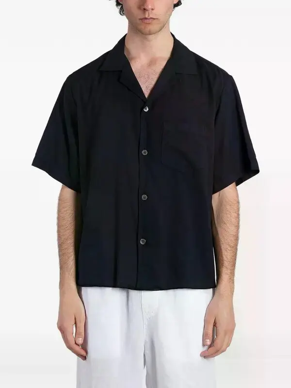 Aspesi Bowling Short-sleeve Camp-collar Shirt