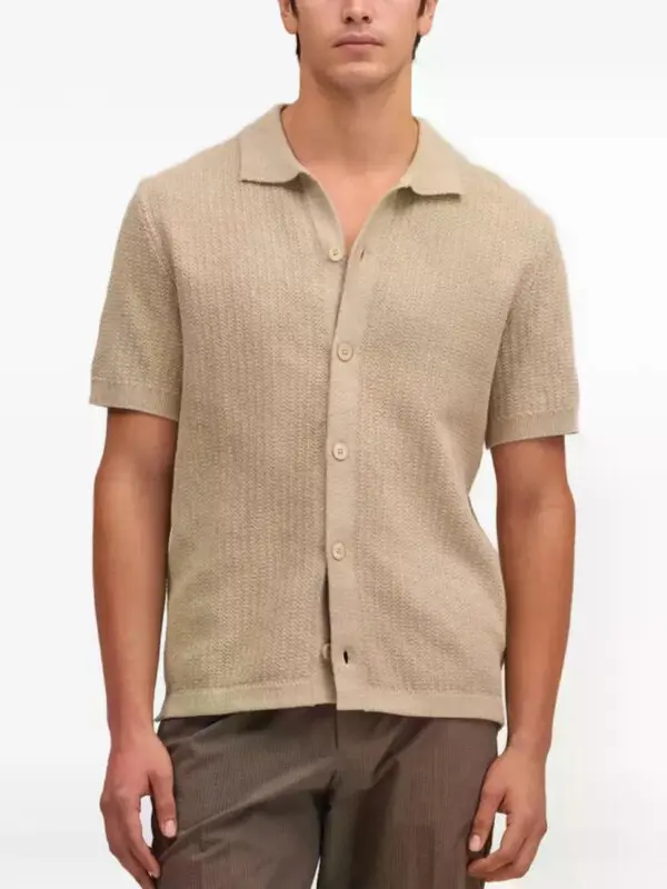 Nn07 Ares Knitted Shirt