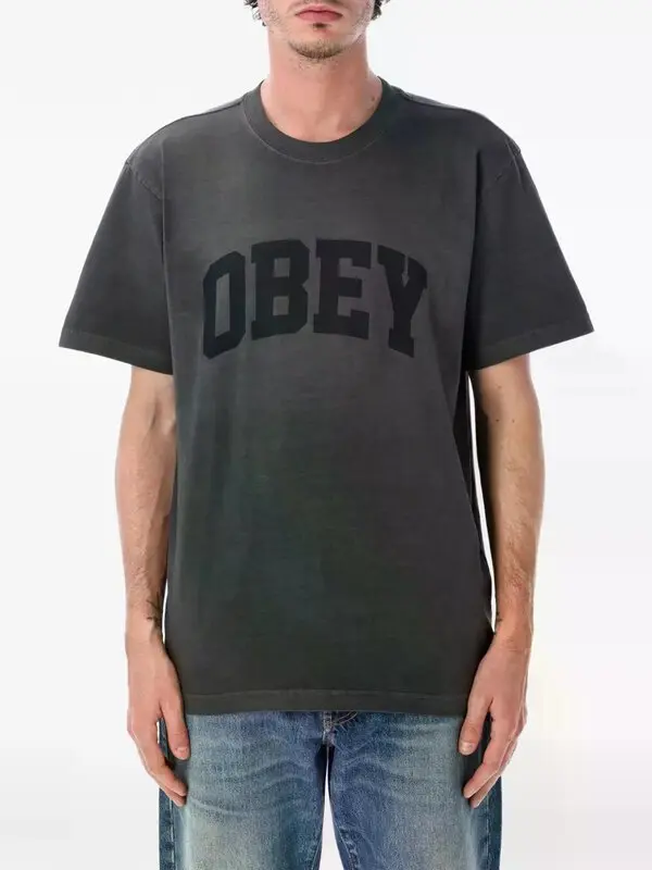 Obey Collegiate Logo-print T-shirt