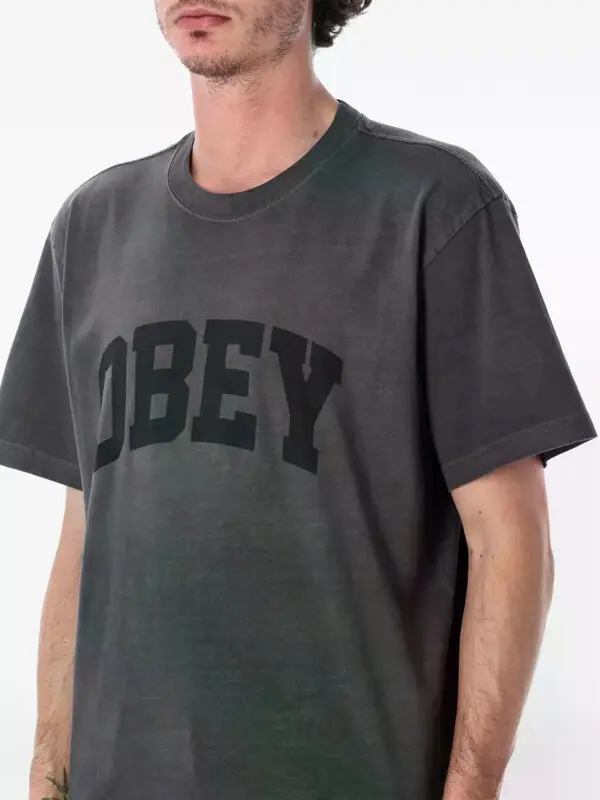 Obey Collegiate Logo-print T-shirt